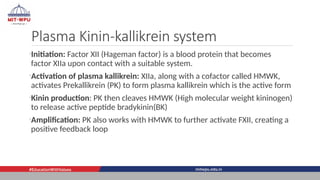 BIOSYNTHESIS, RELEASE AND STORAGE OF KININS | PPTX