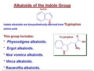 Biosynthetic classification of alkaloids | PPTX