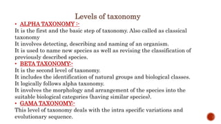 Biosystematics. | PPTX