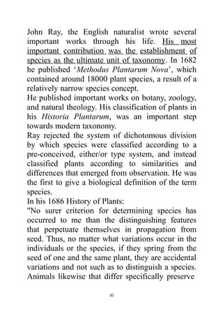 Biosystematics and Taxonomy , classification notes.pptx | Biological ...