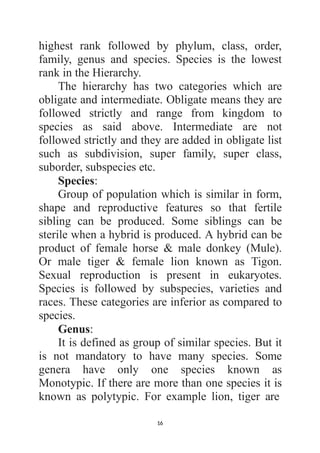 Biosystematics and Taxonomy , classification notes.pptx