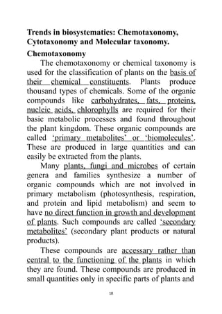 Biosystematics and Taxonomy , classification notes.pptx
