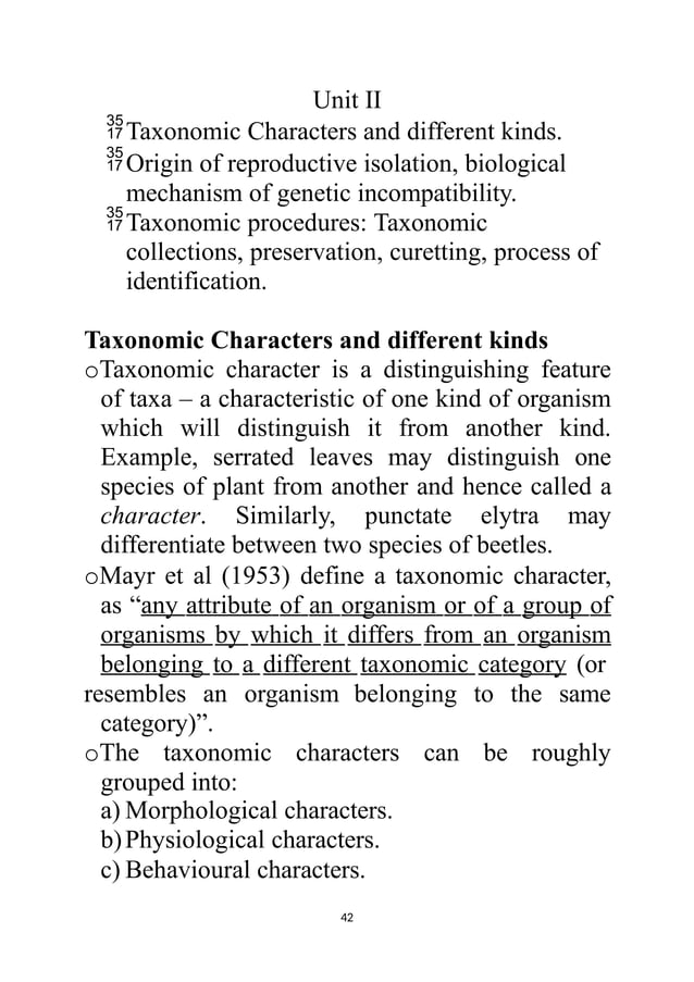 Biosystematics and Taxonomy , classification notes.pptx | Biological ...