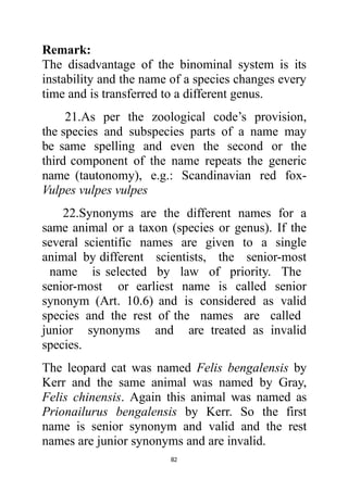 Biosystematics and Taxonomy , classification notes.pptx