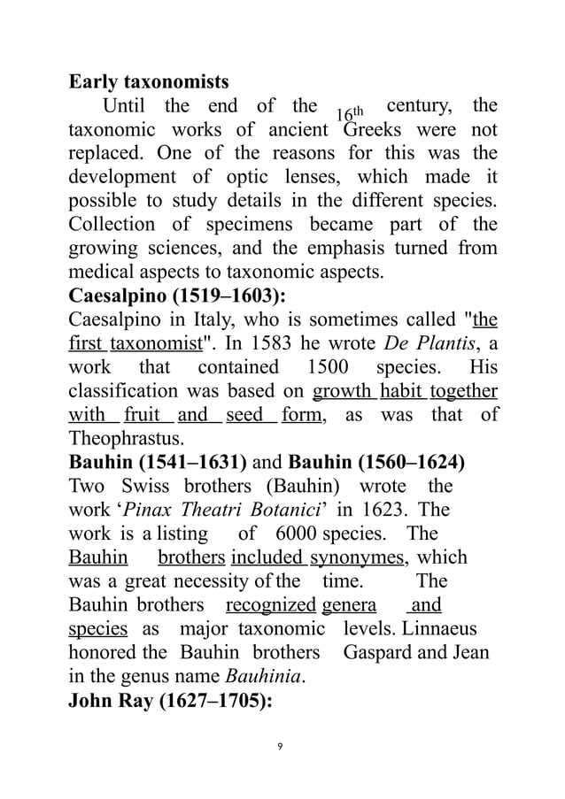 Biosystematics and Taxonomy , classification notes.pptx | Biological ...