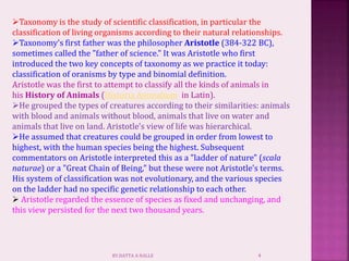 Biosystematics, and types of taxonomy | PPTX