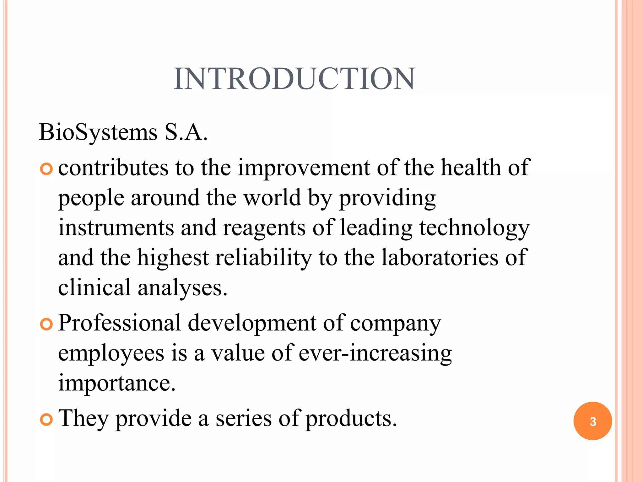 Biosystems products ppt | PPTX