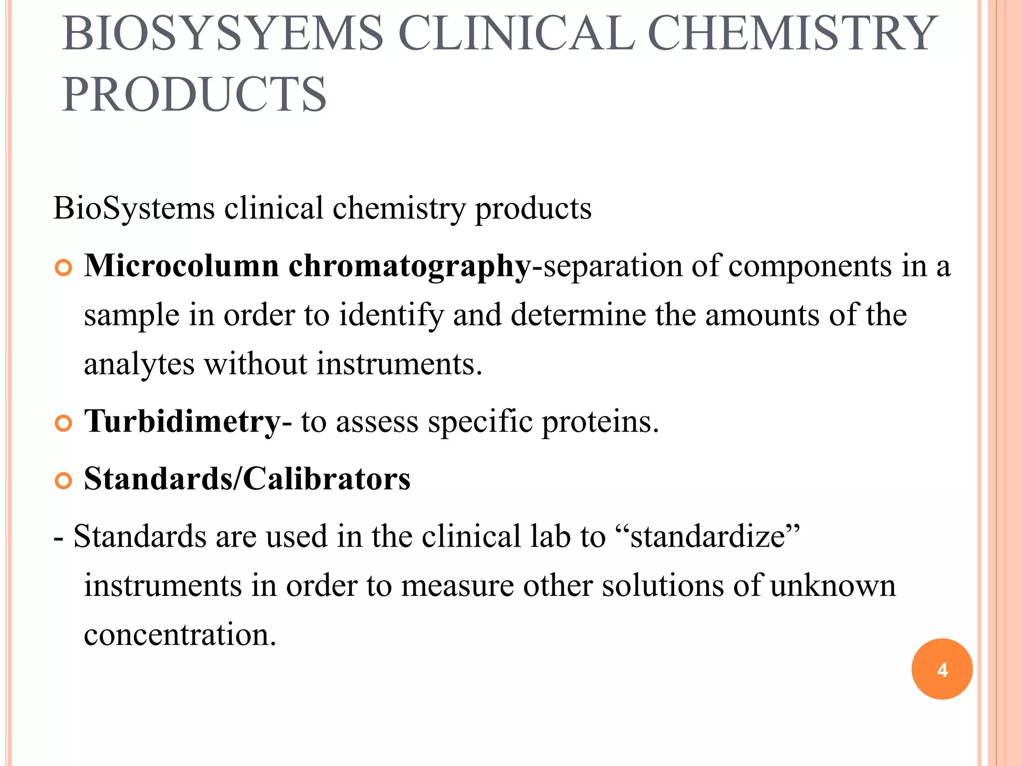 Biosystems products ppt | PPTX