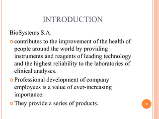 Biosystems products ppt | PPTX