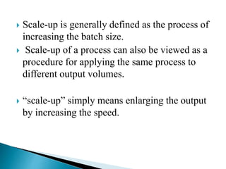 Scale up and Commercialisation | PPTX