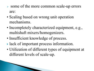 Scale up and Commercialisation | PPTX