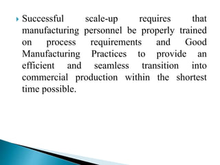 Scale up and Commercialisation | PPTX