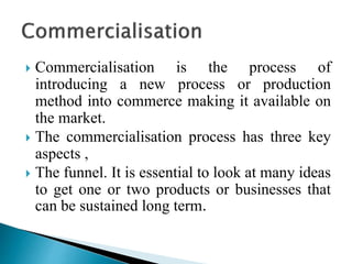 Scale up and Commercialisation | PPTX