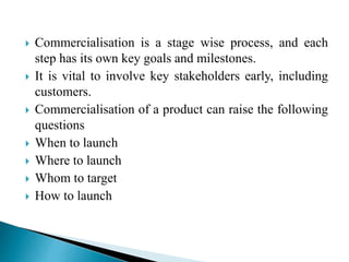 Scale up and Commercialisation | PPTX