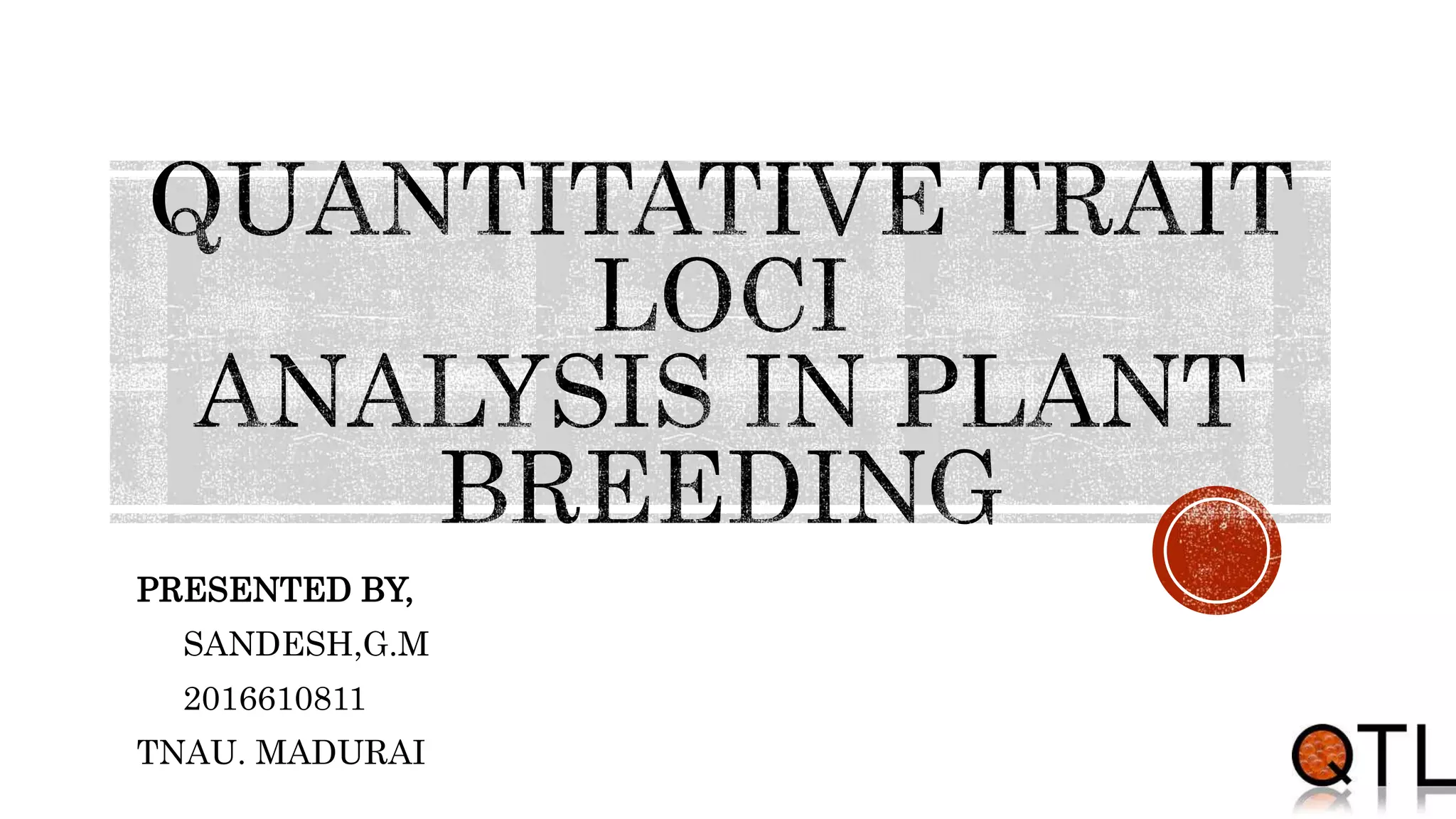 QTL | PPTX