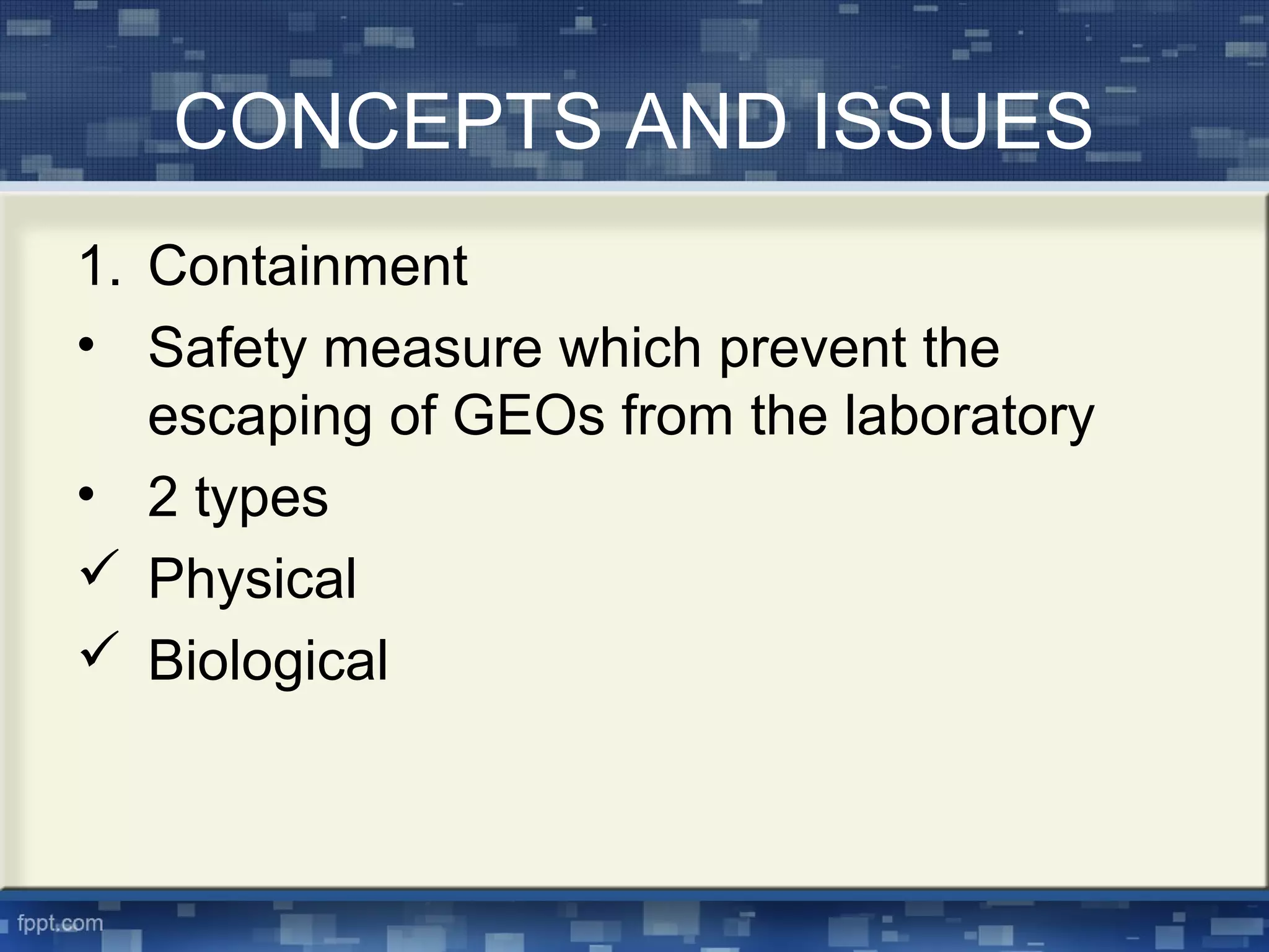 Biosafety and Cartagena Protocol | PPT