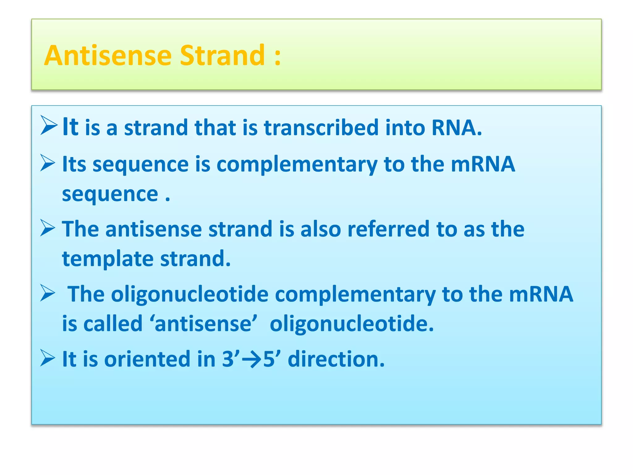 Biotechnology- Antisense Technology | PPTX