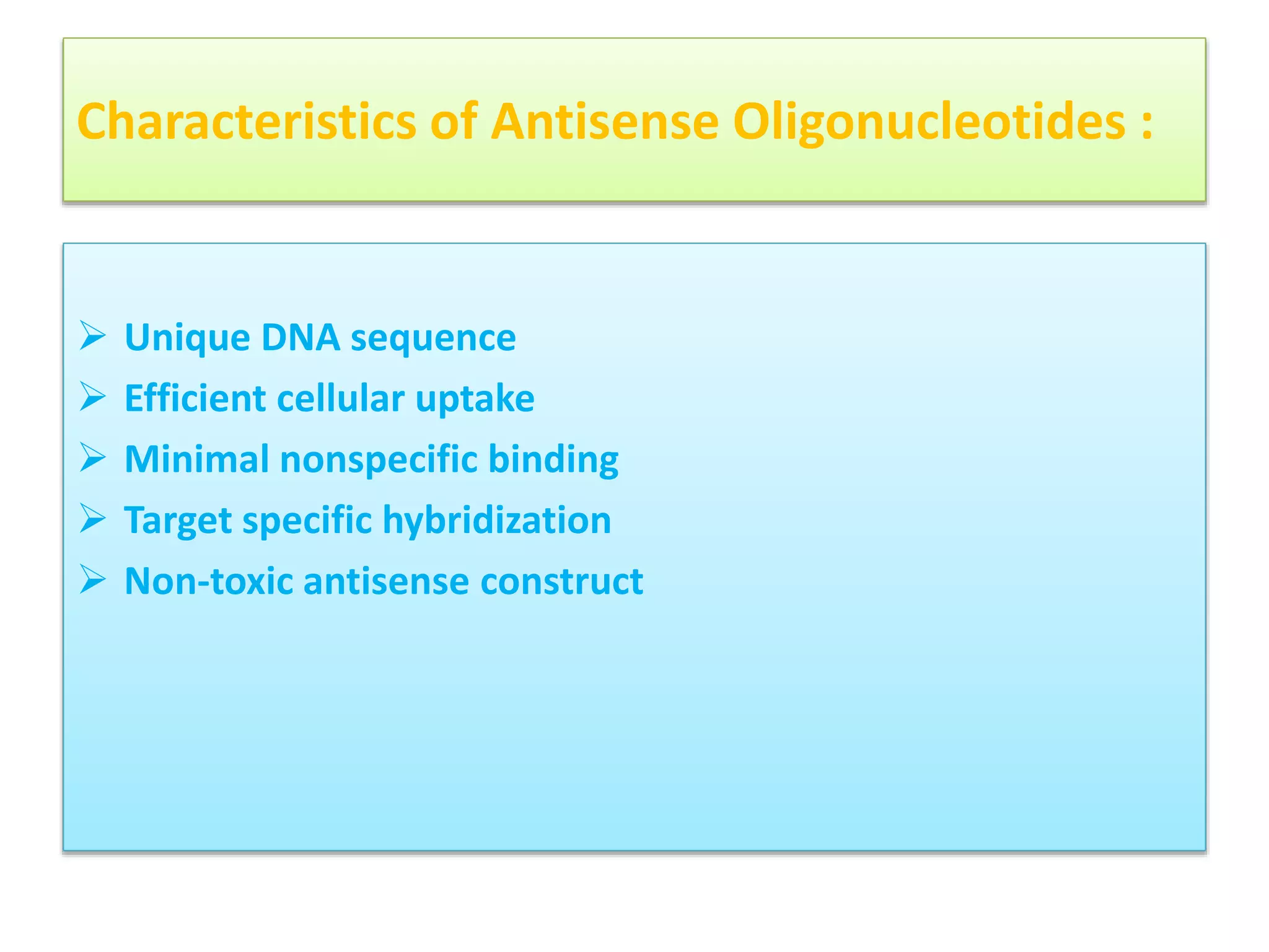 Biotechnology- Antisense Technology | PPTX
