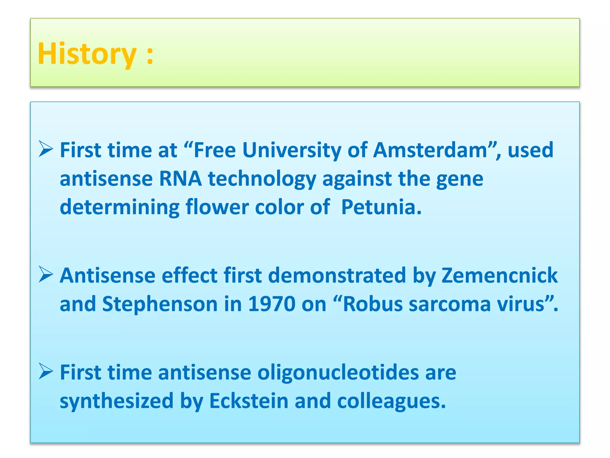 Biotechnology- Antisense Technology | PPTX