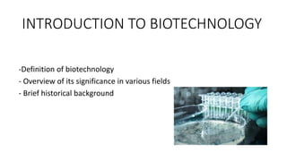 biotechnology and its application class 12 boards practical | PPTX
