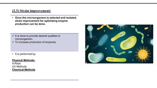Enzymes-bacterial,industrial, production.pptx