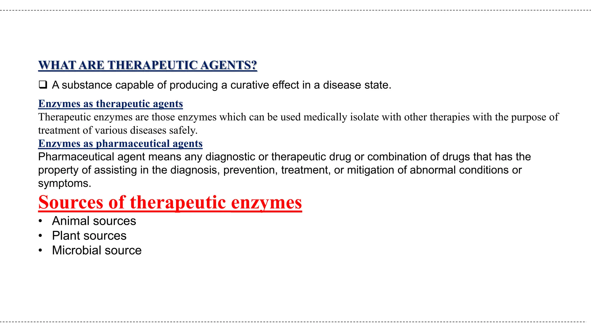 Biotech Study Of Pharmaceutical Enzymes Pptx