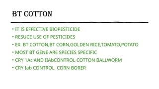 Application of biotechnology. Biology class12 | PPTX