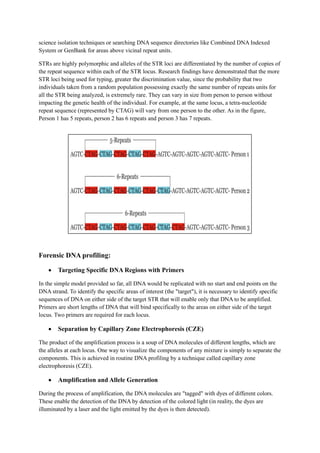 DNA Profiling and STR Typing in Forensics: From Molecular Techniques to ...