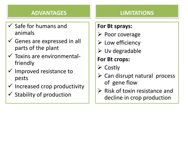 Bt Toxin as microbial insecticide | PPTX