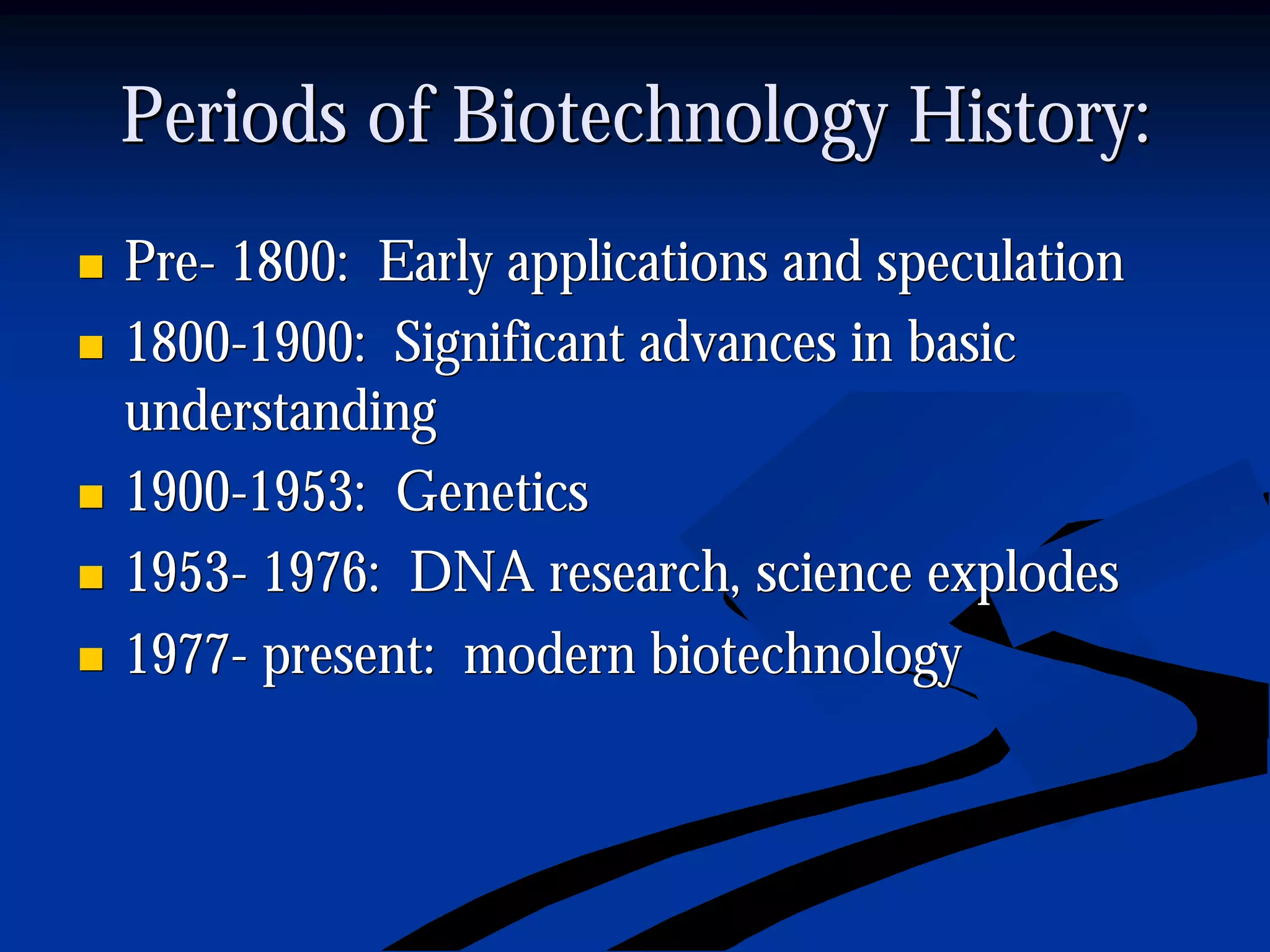 Biotech history | PDF