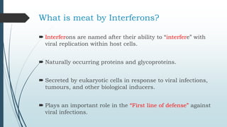 interferons | PPTX