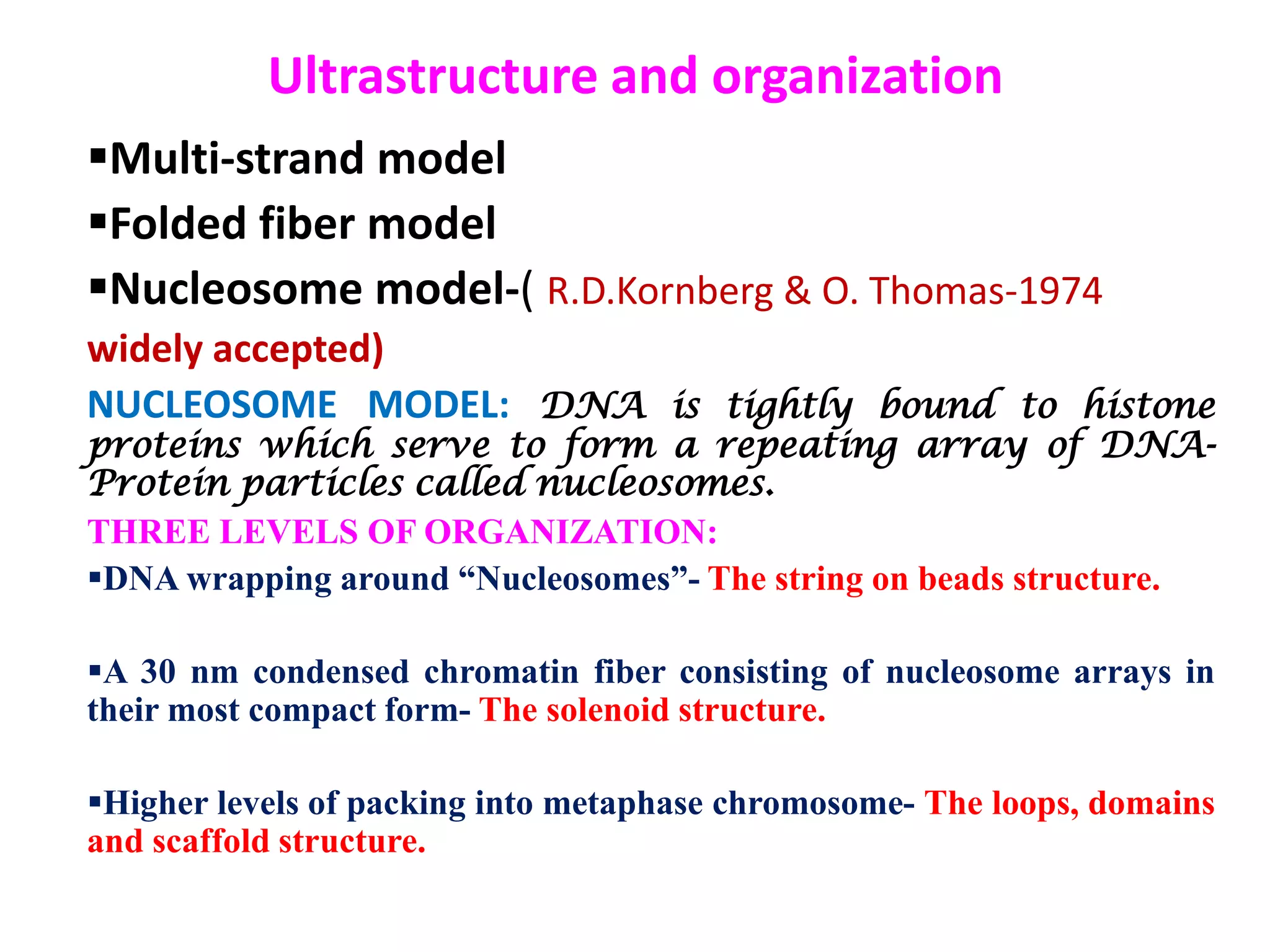 GENOME ORGANISATION IN EUKARYOTES | PPTX