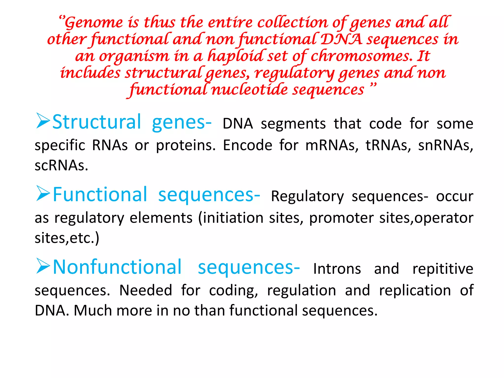 GENOME ORGANISATION IN EUKARYOTES | PPTX