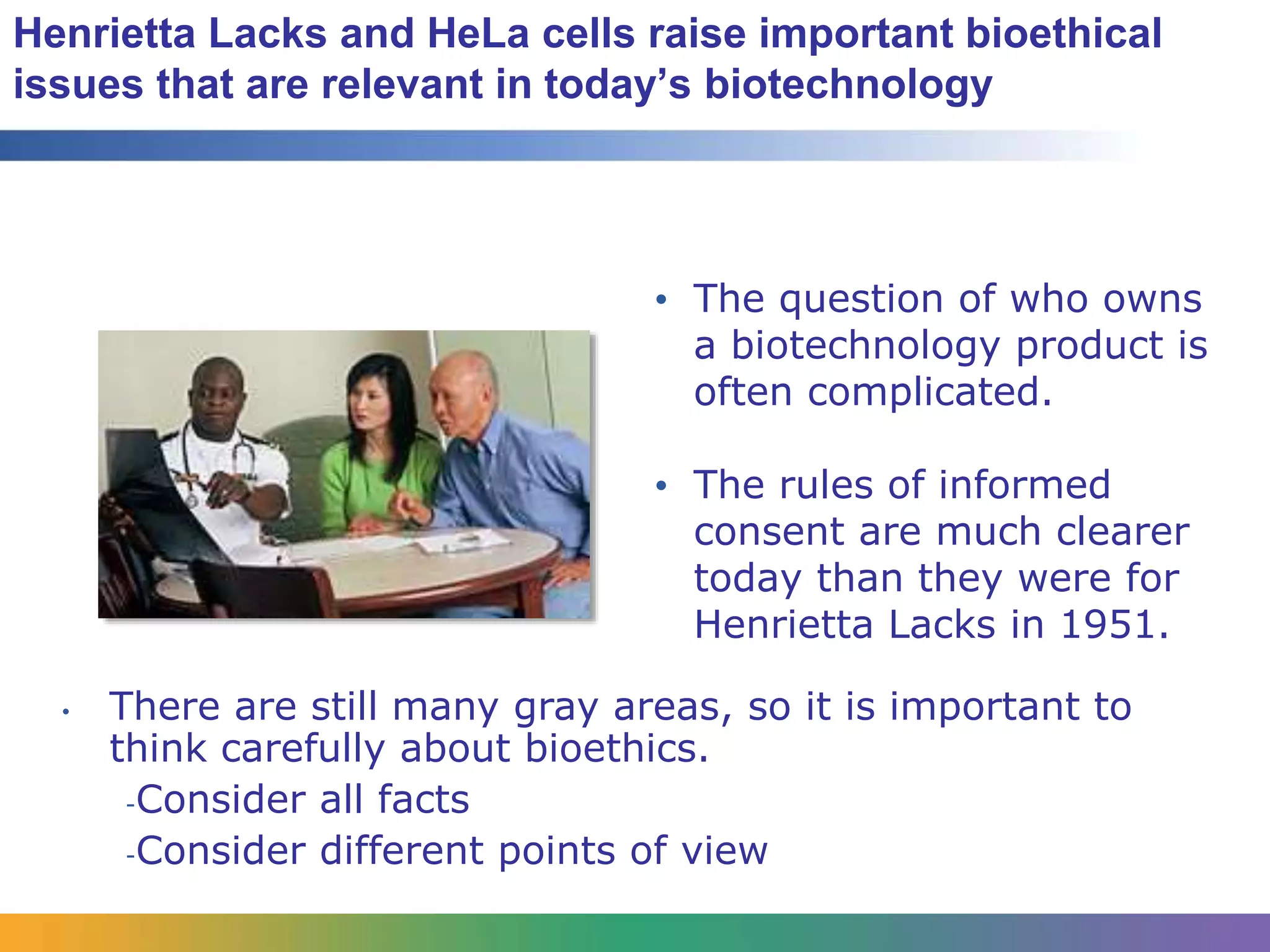 Presentation 3 - Henrietta Lacks and Her Cells | PPTX