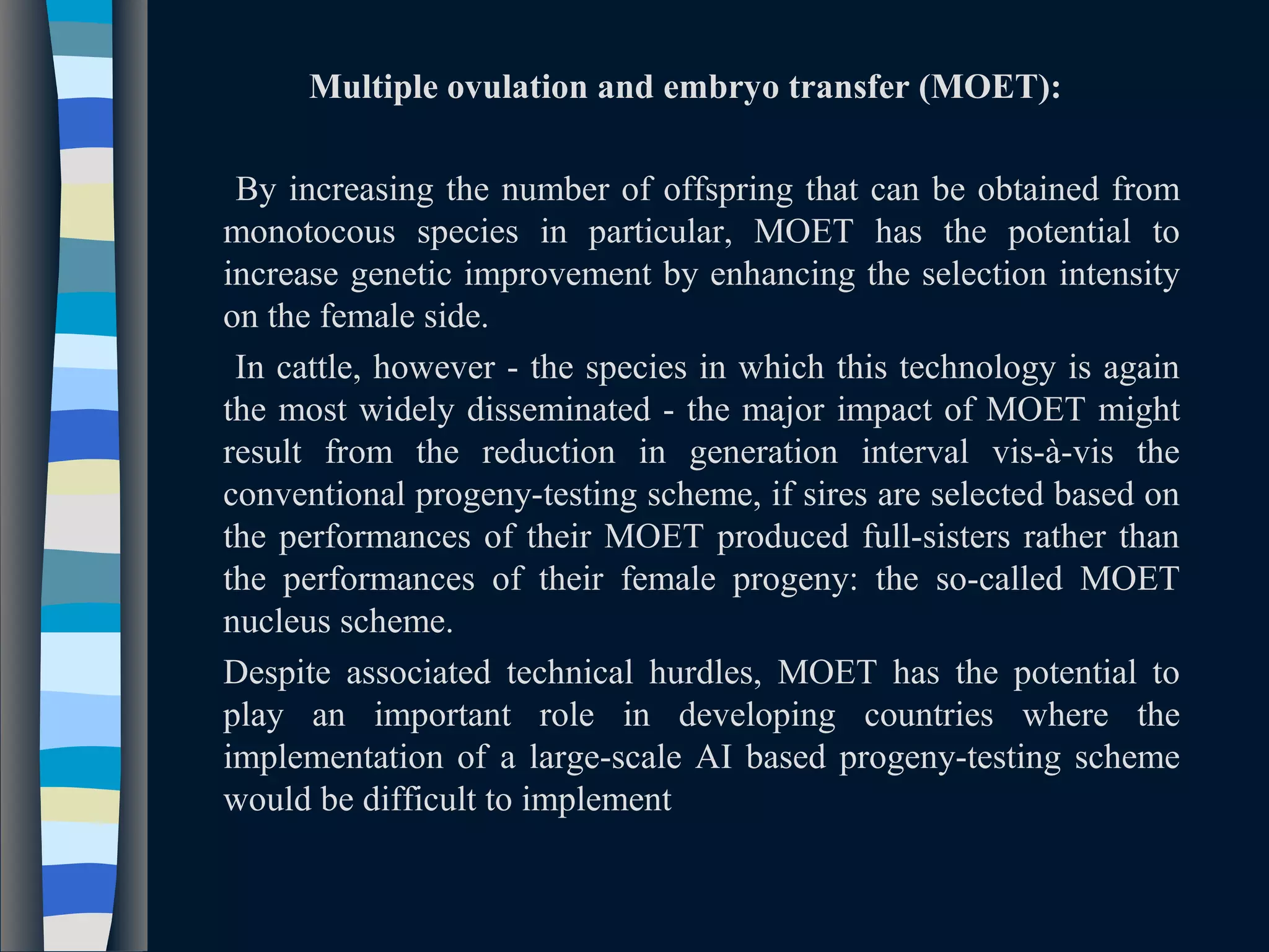 Biotechnology in livestock improvement | PPT
