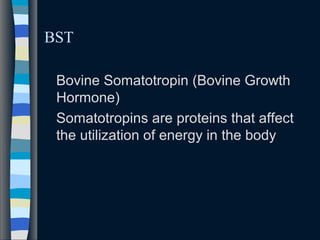 Biotechnology in livestock improvement | PPT