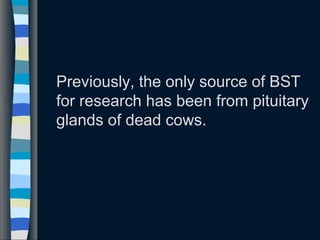 Biotechnology in livestock improvement | PPT