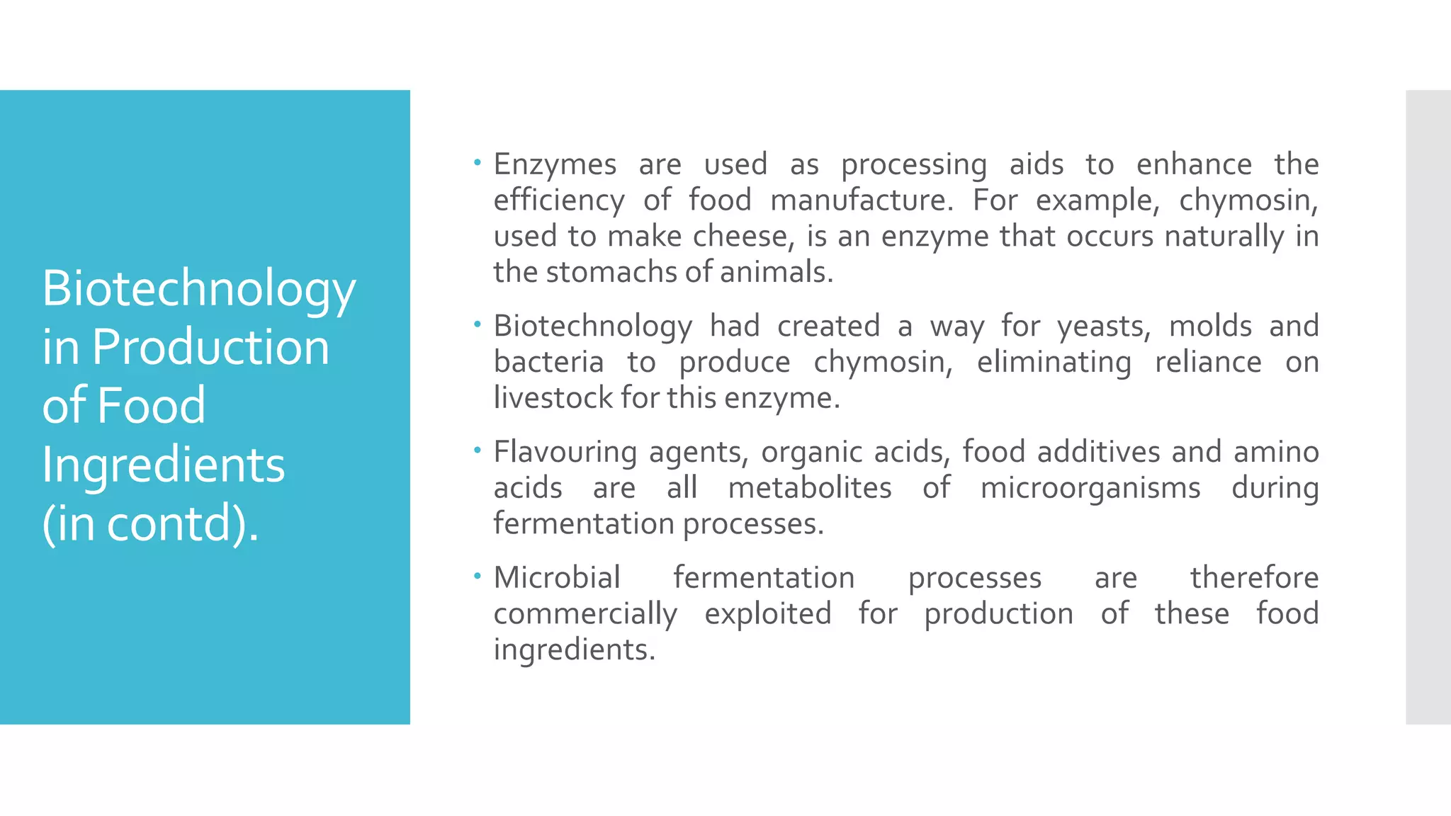 Biotechnological applications in Food Processing | PDF | Genetics | Science