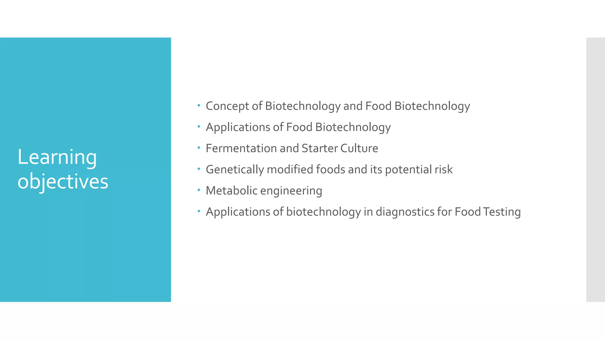 Biotechnological applications in Food Processing | PDF