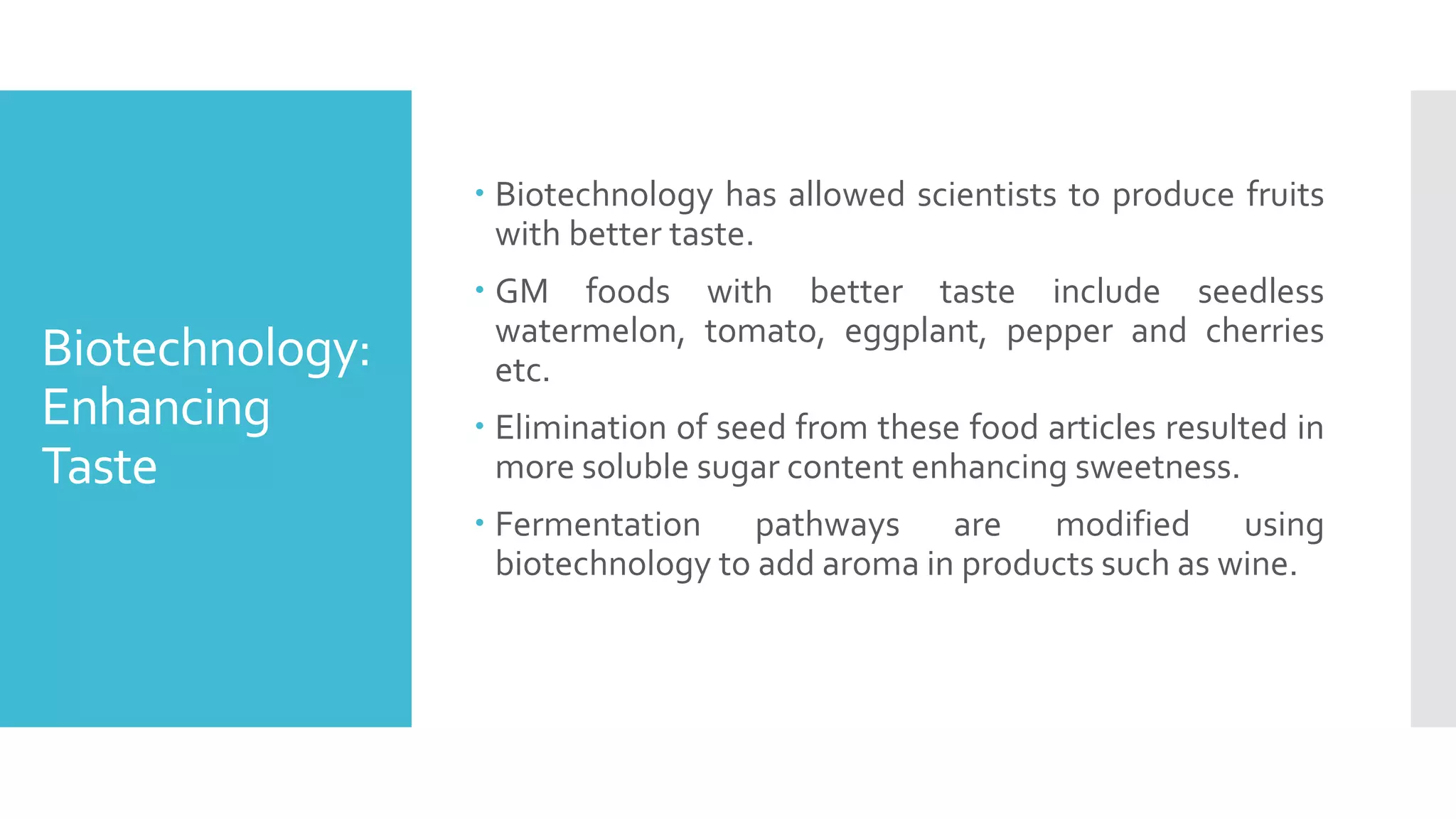 Biotechnological applications in Food Processing | PDF