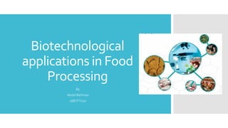 Examples Of Biotechnology In Food