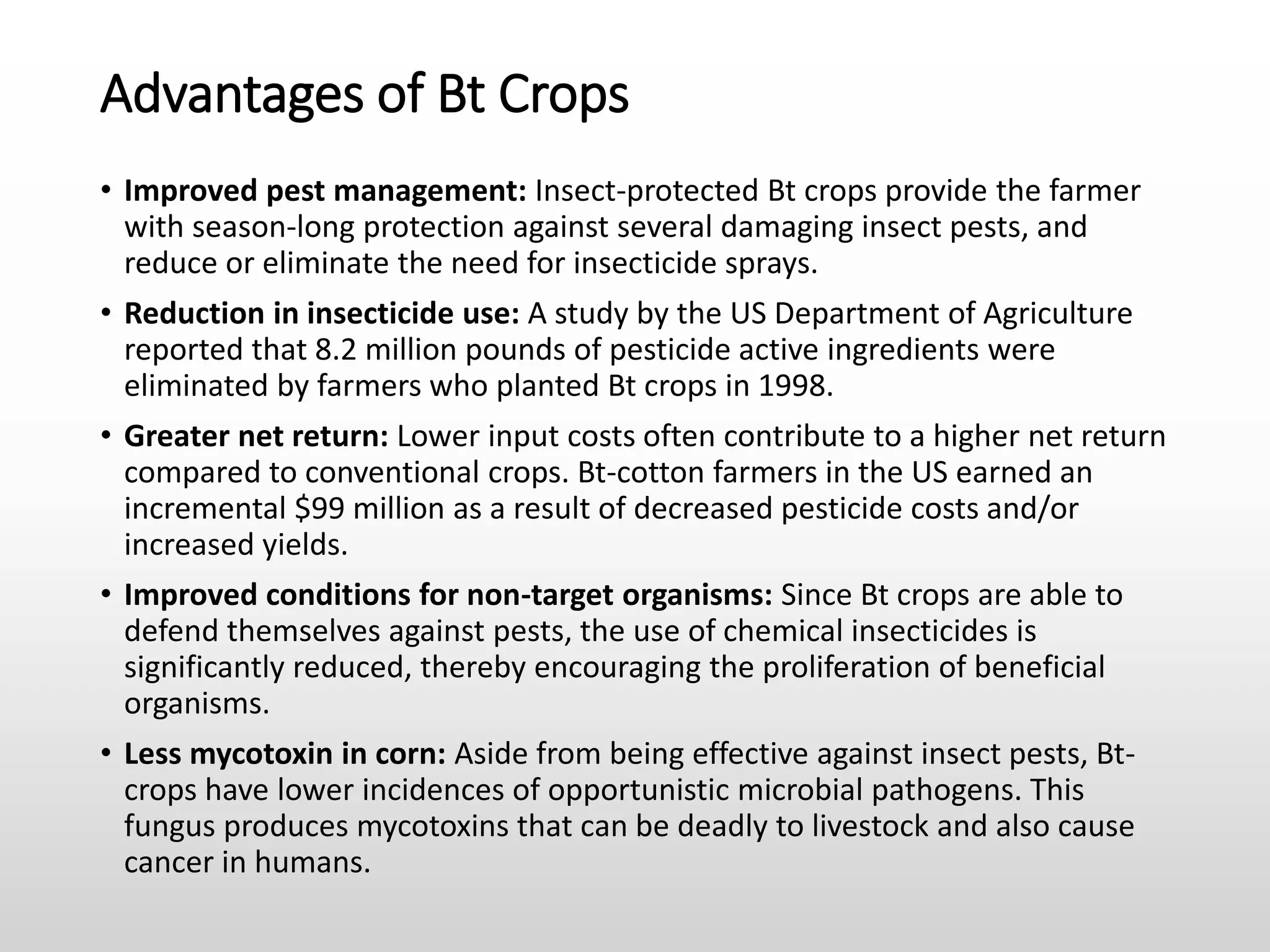 Biotechnological approach to develop insect resistant crops | PDF