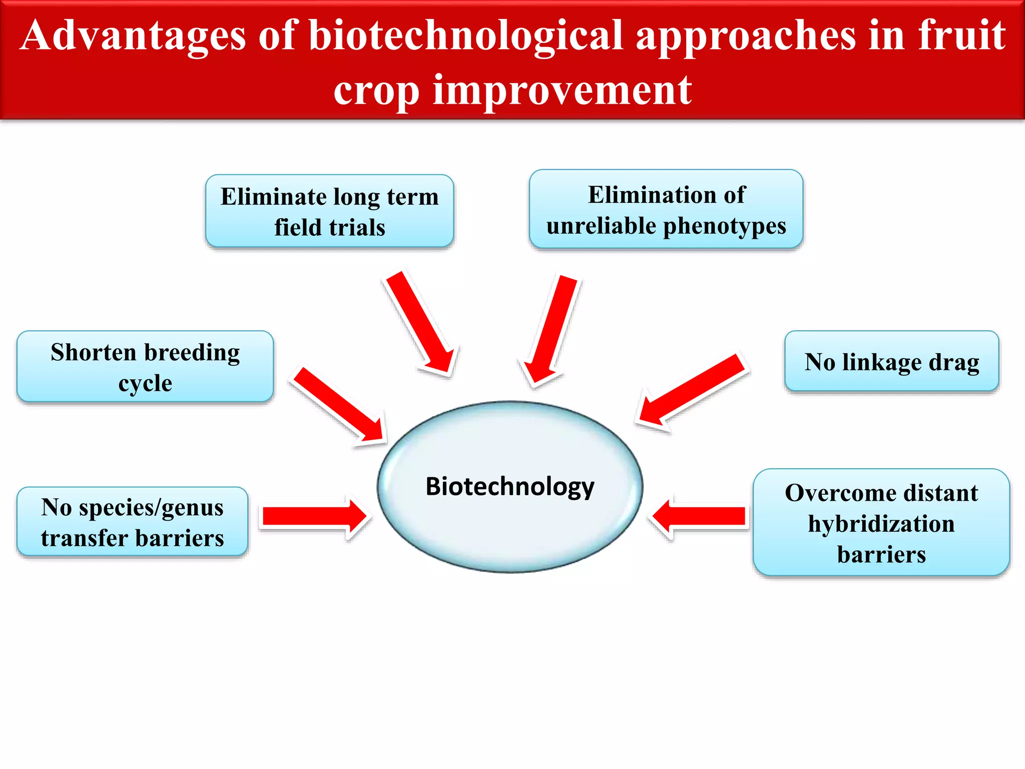 Biotechnological interventions for crop improvement in fruit crops.pptx