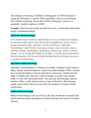 Biotechnology | DOCX
