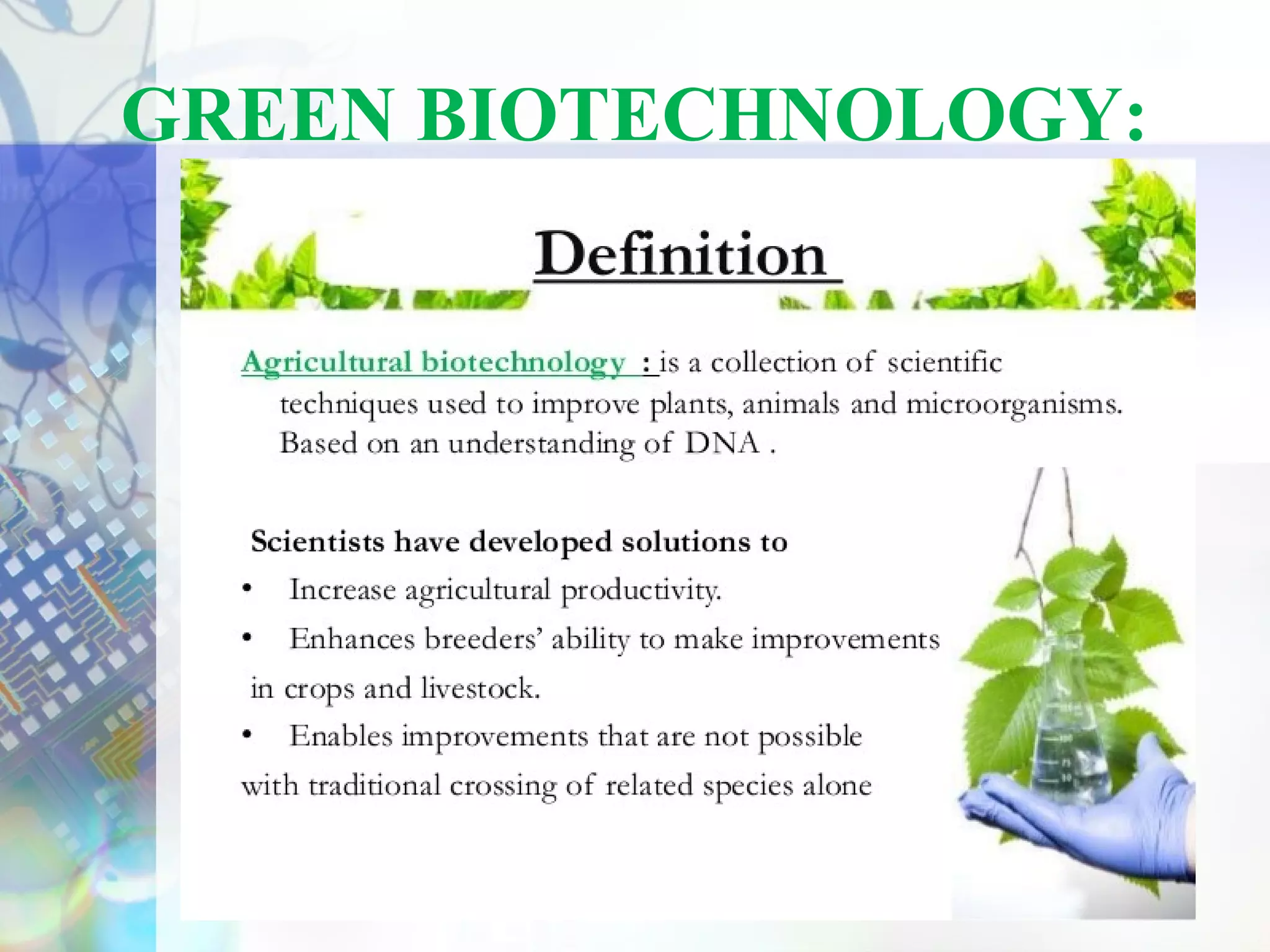 Biotechnology | PPT