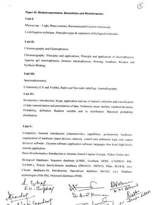Biotechnology syllabus | PDF