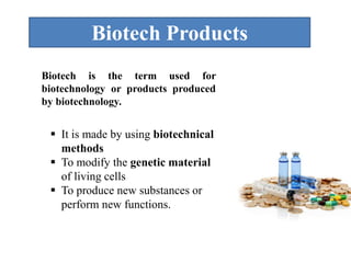 Route of administration of biotech product: Transdermal route ...