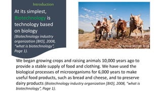 ETHICAL CONSIDERATIONS IN REGULATING BIOTECHNOLOGY | PPTX