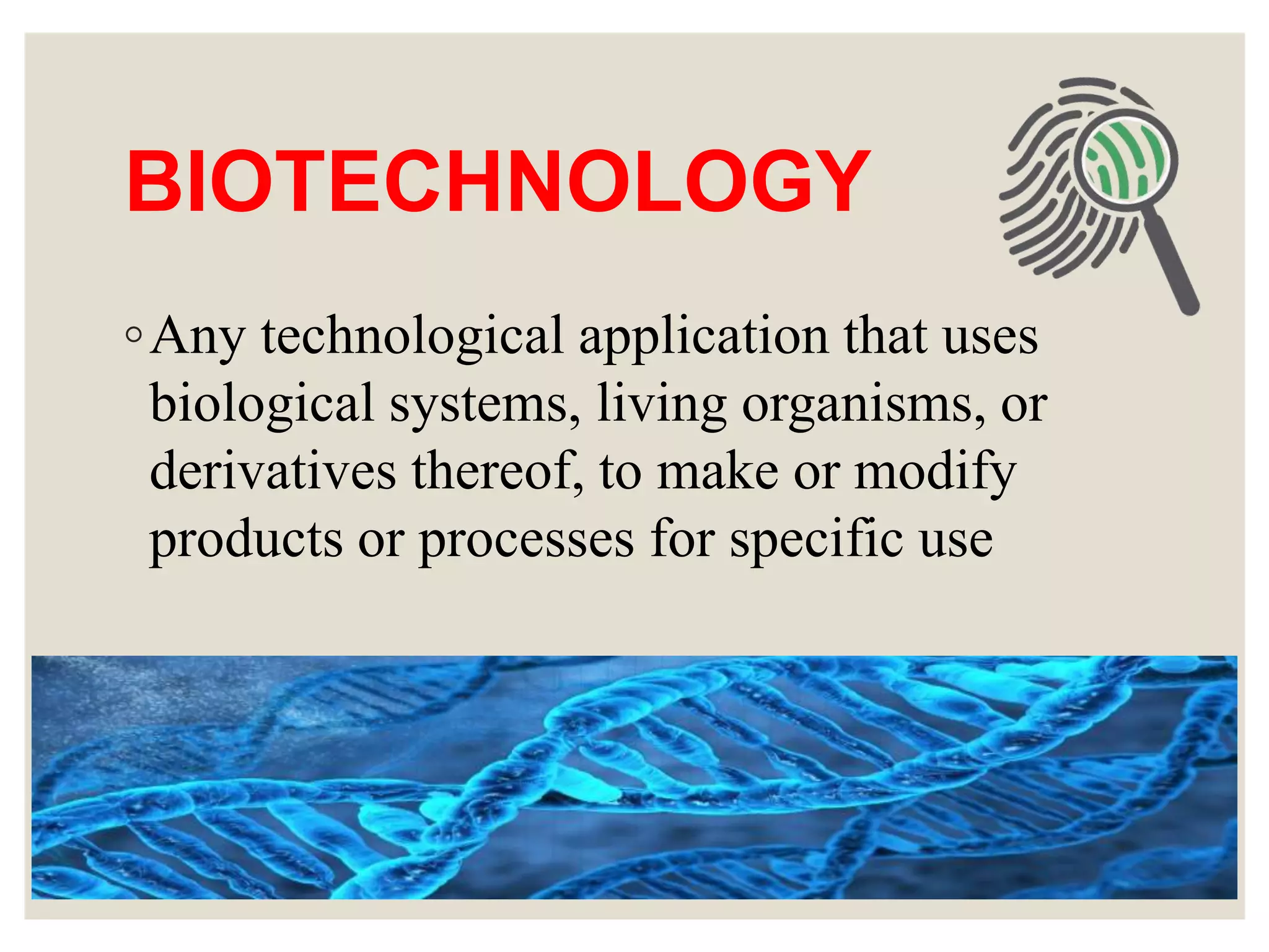 Role of biotechnology in forensic science | PPTX