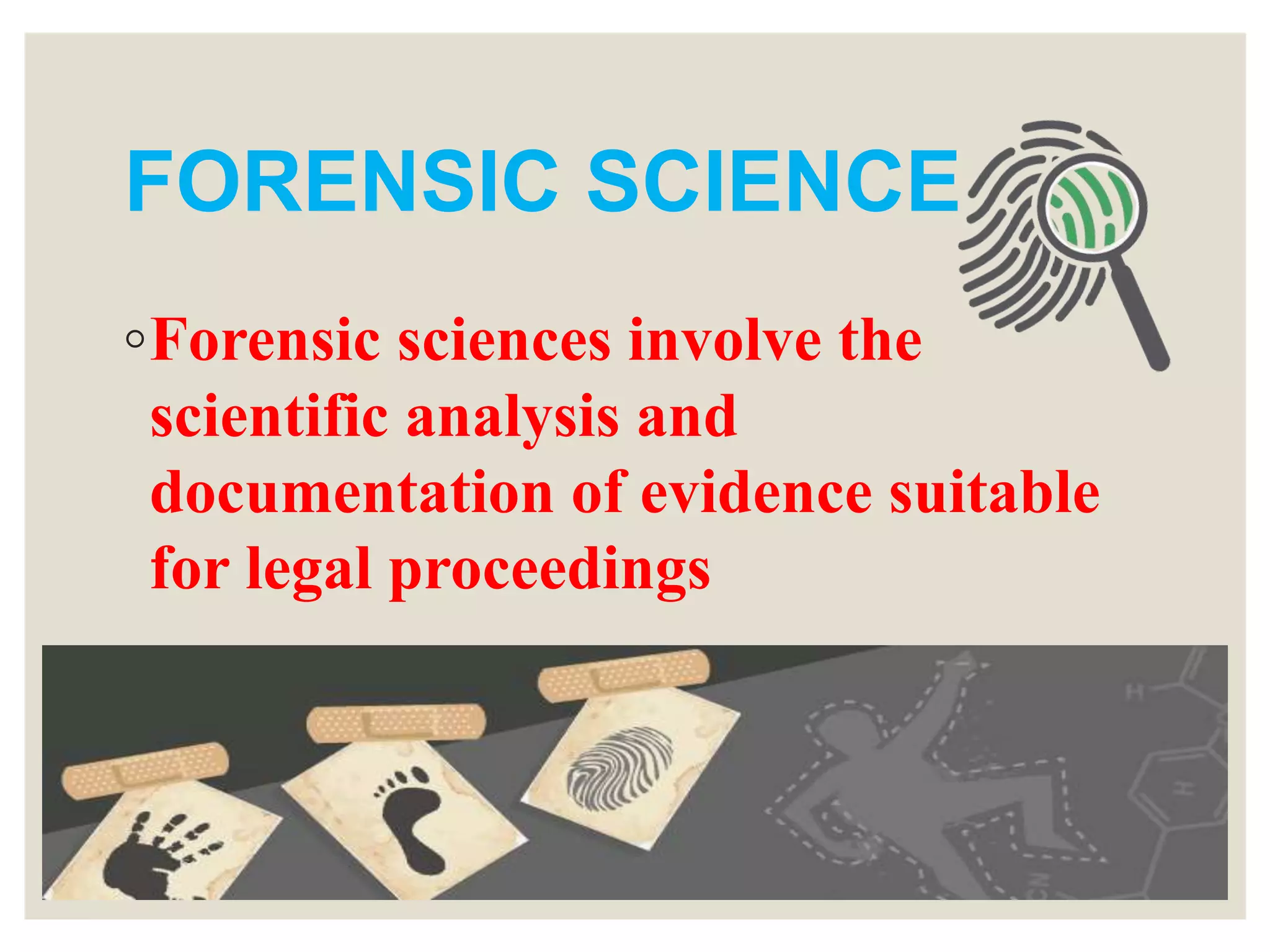 Role of biotechnology in forensic science | PPTX
